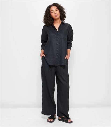 European Linen Long Sleeve Shirt Target Australia