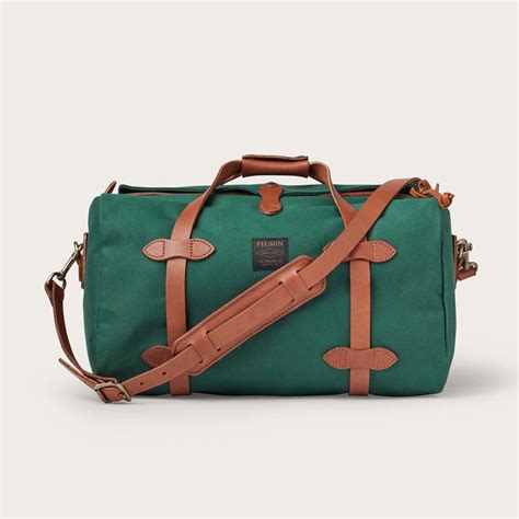 Small Rugged Twill Duffle Bag By Filson Hemlock Green
