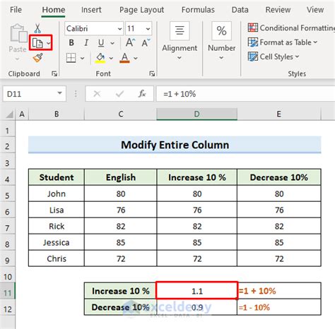 How To Apply Percentage Formula In Excel For Entire Column Design Talk