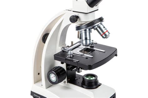 Microscope Isolated On White Background Generated By Ai Stock