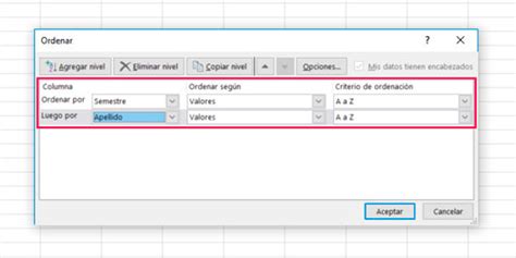 ᐅ Ordenar datos en Excel MANUALES TECH