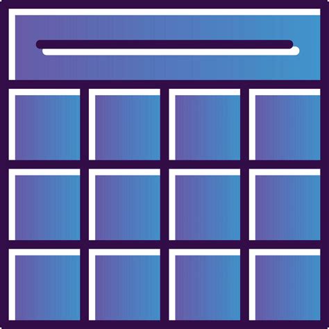 Table Grid Vector Icon Design 25996378 Vector Art At Vecteezy