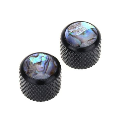 Metal Metric Size Abalone Top Dome Knobs For Fender Tele Telecaster
