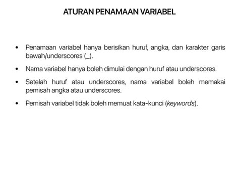 Pengenalan Variabel Tipe Data Input Dan Output Pdf