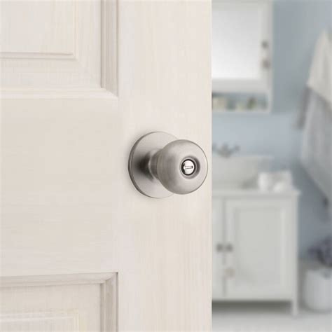 Reliabilt Baron Satin Nickel Bed Bath Privacy Door Knob Contractor Pack