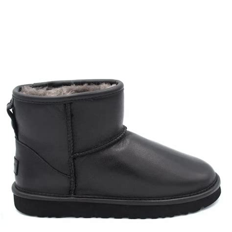 UGG Classic Mini II Leather Black – купить за 9 990 ₽ | Купить UGG(УГГИ ...