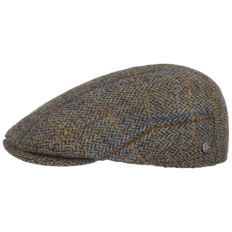 Harris Tweed Wool Flat Cap By Lierys