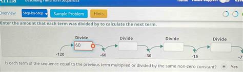 solved deschbing patters in sequences overview step by step sample