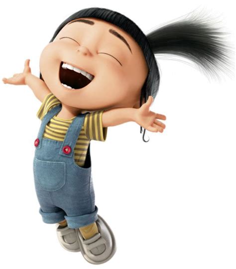 A Cartoon Character Is Jumping In The Air With His Arms Outstretched And Eyes Closed Smiling