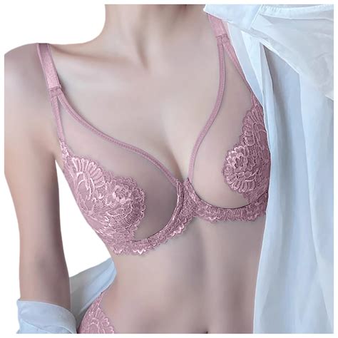8qida Sexy Lingerie Set Border No Underwire Bra Fashion Comfortable