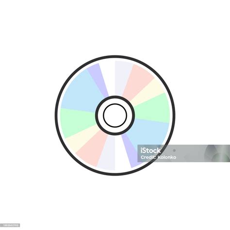 Cd Dvd 아이콘 디스크 벡터 빈 그림입니다 컴팩트 디스크 Dvd 음악 오디오 Mp3 플레이어에 대한 스톡 벡터 아트 및 기타