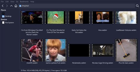 How To Enable Video Thumbnails Icons In Thunar And Remove Ugly
