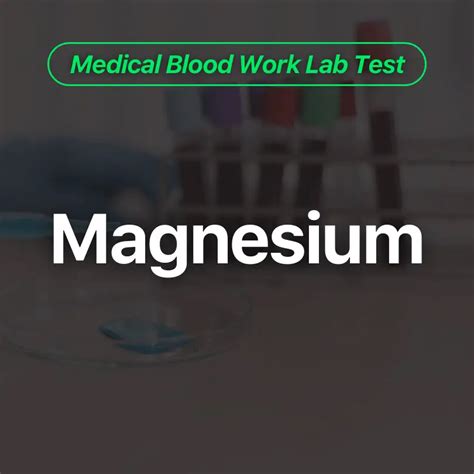 Magnesium Lab Test Abbreviation At Arthur Poulsen Blog