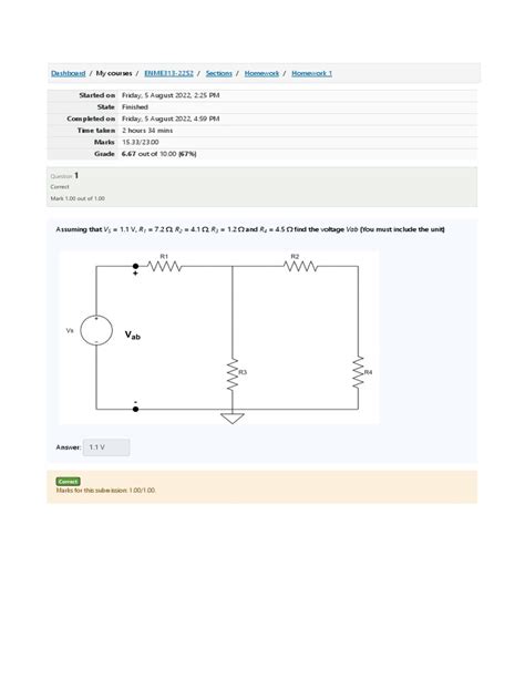 homework 1 attempt review2 pdf electrical network electrical