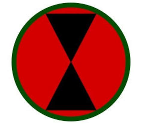 Us Army 7th Infantry Division Patch Vector Files Dxf Eps Svg Ai Crv Etsy
