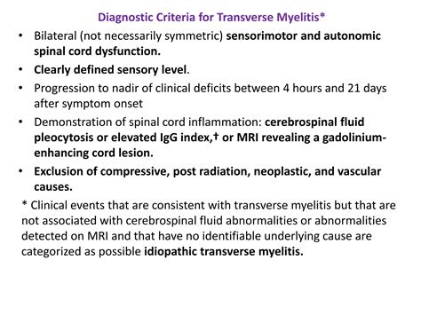Acute Transverse Myelitis Pptx