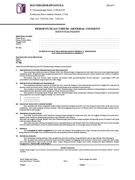 Form General Consent Pdf
