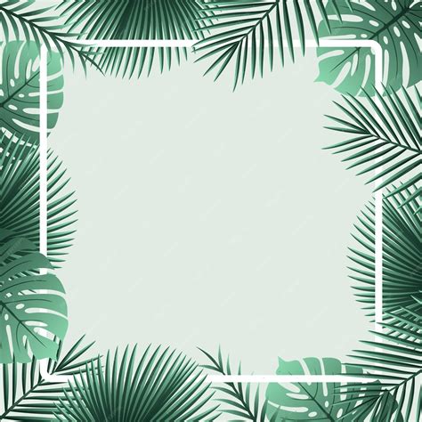 Premium Vector Tropical Palm Leaf Vector Art For Summer Designs And Branding