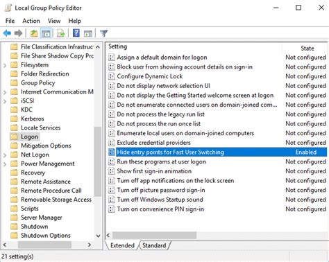 How To Enable Or Disable Fast User Switching In Windows 10 Techcult
