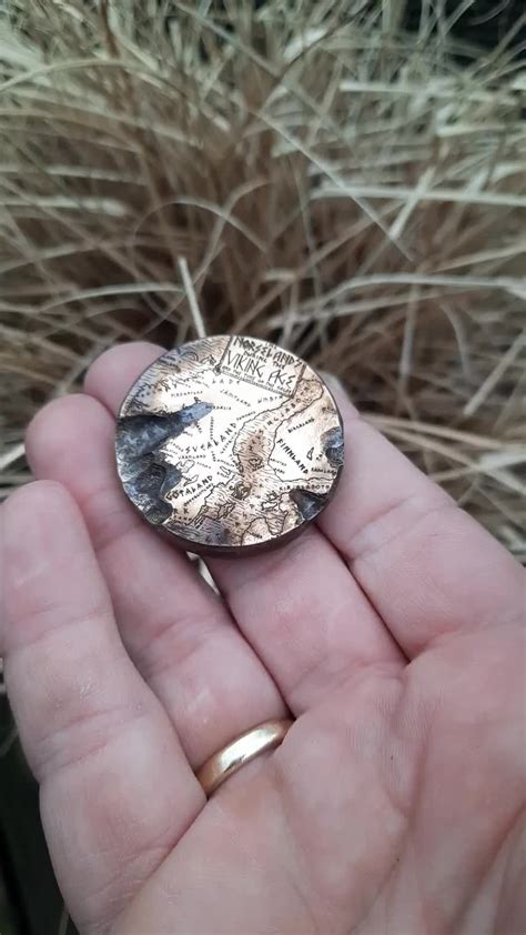 I Made This Brass Token With Viking Inspired Theme Old Scandinavian