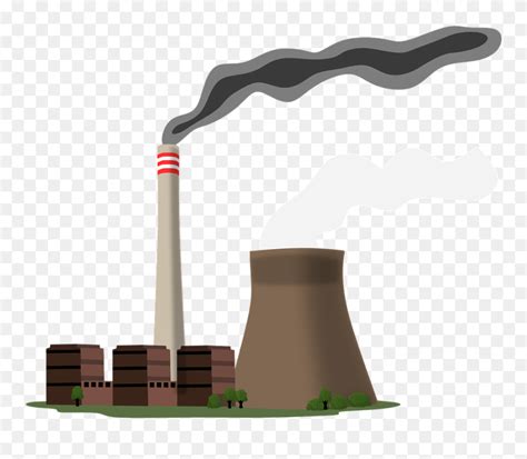 Download Coal Power Plant Cartoon Clipart 5411920 Pinclipart