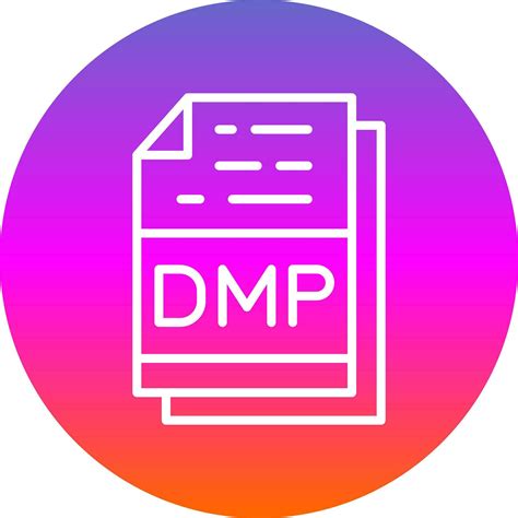 Dmp File Format Vector Icon Design Vector Art At Vecteezy