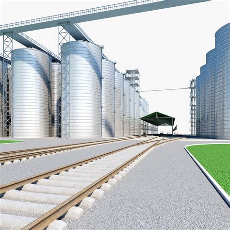 Grain Terminal 2 3d Model 149 Max 3ds Lwo Obj Ma C4d Free3d