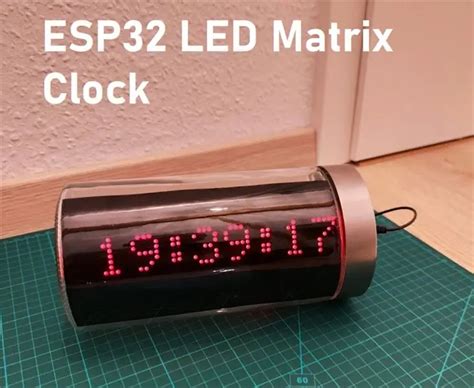Esp Led Matrix Uhr Gunook Wie Es Funktioniert