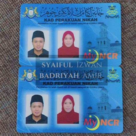 Kampung Melayu Raya Segamat Cara Buat Kad Perakuan Nikah Versi Johor