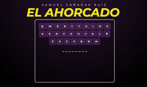 Github Samuiitmjuego Ahorcado Juego Del Ahorcado Desarrollado Con