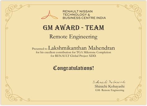 Lakshmi Kanthan M On Linkedin Engineering Leader For E Body Systemsfy22
