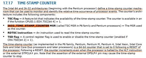 Dive Into Time Stamp Counter L