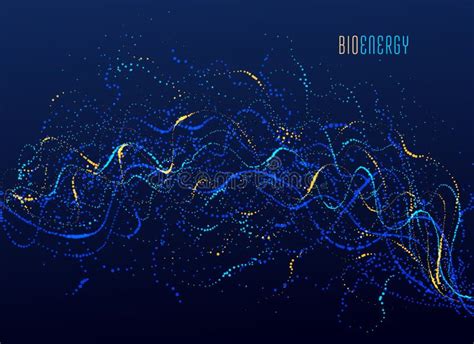 Particle Flow Array Colorful Vector Abstract Background Life Forms Bio