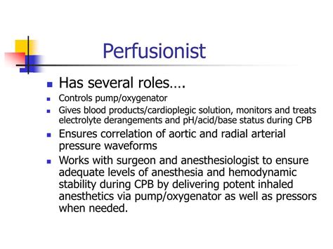 Ppt Cardiopulmonary Bypass Powerpoint Presentation Free Download