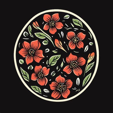 Premium Vector Artistic Flora Handcrafted Floral Elegance