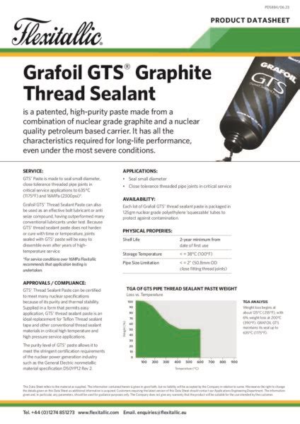 Datasheets Flexitallic Global