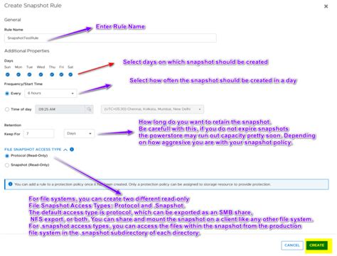 How To Create Snapshot Rule On Dell Powerstore Storageareanetwork