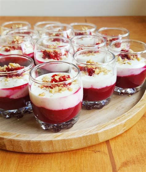 Verrines à La Betterave Fromage Frais Et Noix Recette De Verrine