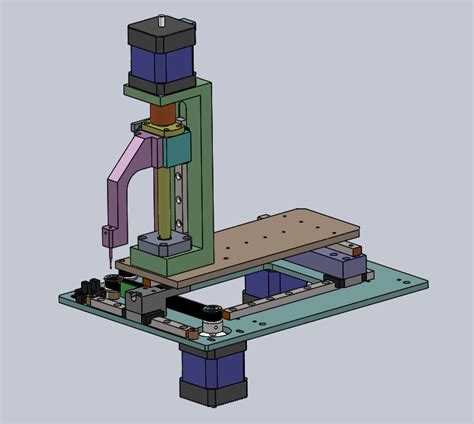 两套紧凑型轻载xyz平台solidworks 2016模型图纸下载 懒石网