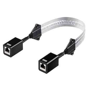 Amazon co jp サンワダイレクト フラットLANケーブル 隙間 LANケーブル 44cm CAT5e 両面テープ 木ネジ 取付け