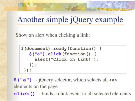 Ppt Jquery Powerpoint Presentation Free Download Id5553201