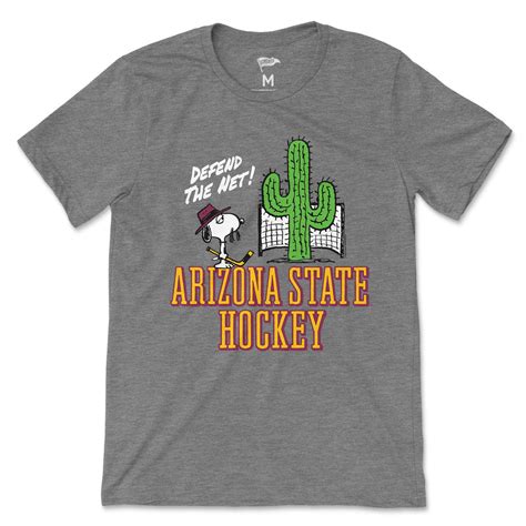 Celebrate Arizona State Hockey With Peanuts X Asu Desert Tee 🏒🥜 Streaker Sports