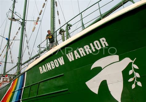 Kapal Rainbow Warrior Antara Foto