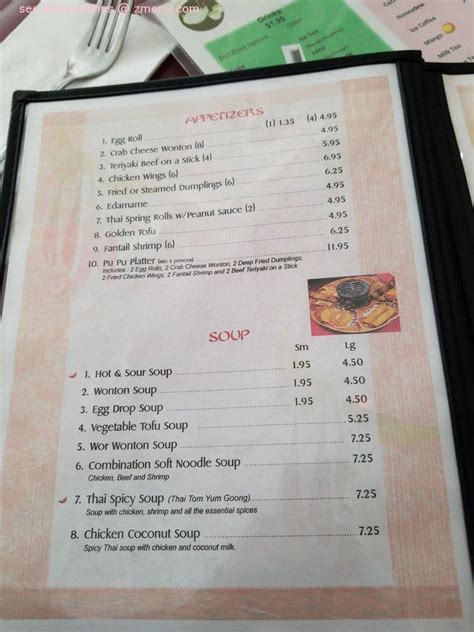 Online Menu Of Chili Thai Restaurant Evans Colorado 80620 Zmenu