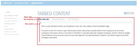 Tabs CMS User Guide