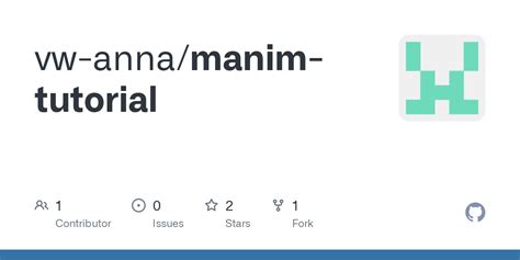 github vw anna manim tutorial