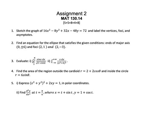 Solved Assignment 2 Mat 13014 55848 1 Sketch The
