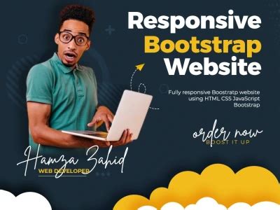 A Responsive HTML Website Using Bootstrap Upwork