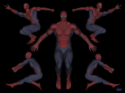 Spidey Poses By Gandalf1