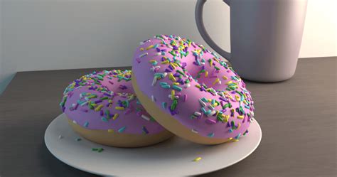 my finished render of blender guru s beginner tutorial blender